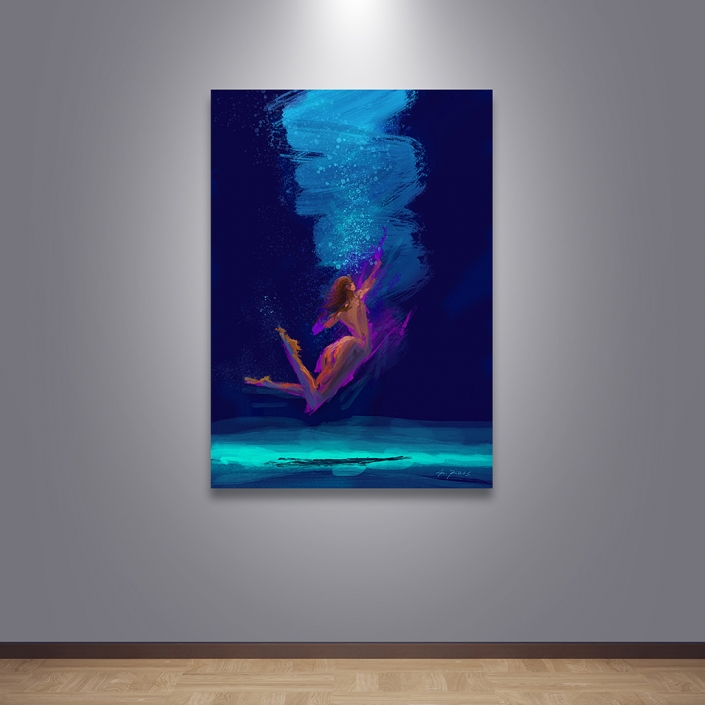 Blue emotion | Alessandro Piras Vendita quadri online